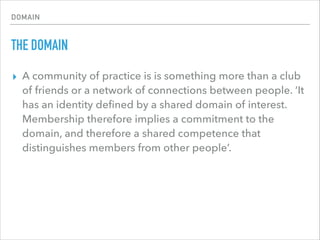 Communities of practice | PDF