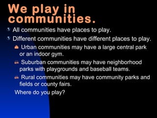 Communities (social studies) | PPT