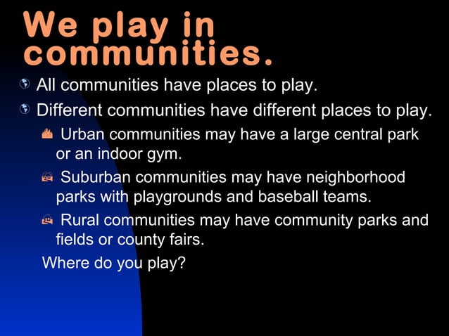 Communities (social studies) | PPT