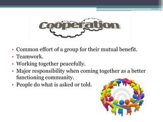 The Responsibilities of a Community | PPTX