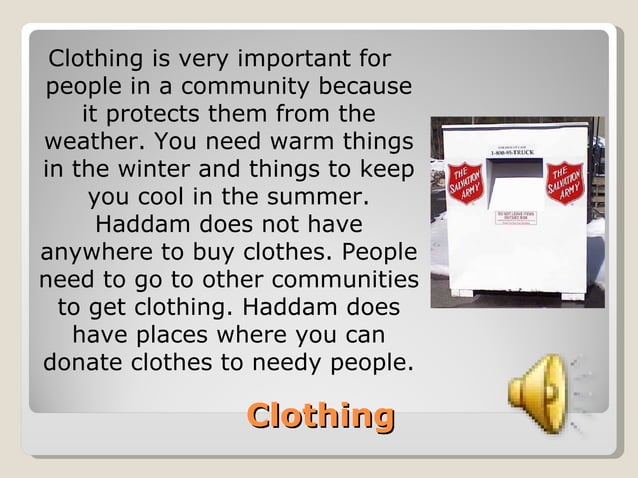 Community - 5 Needs | PPT