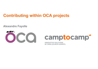Contributing within OCA projects | PPT