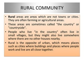 Community Health nursing | PPTX | Medical Health