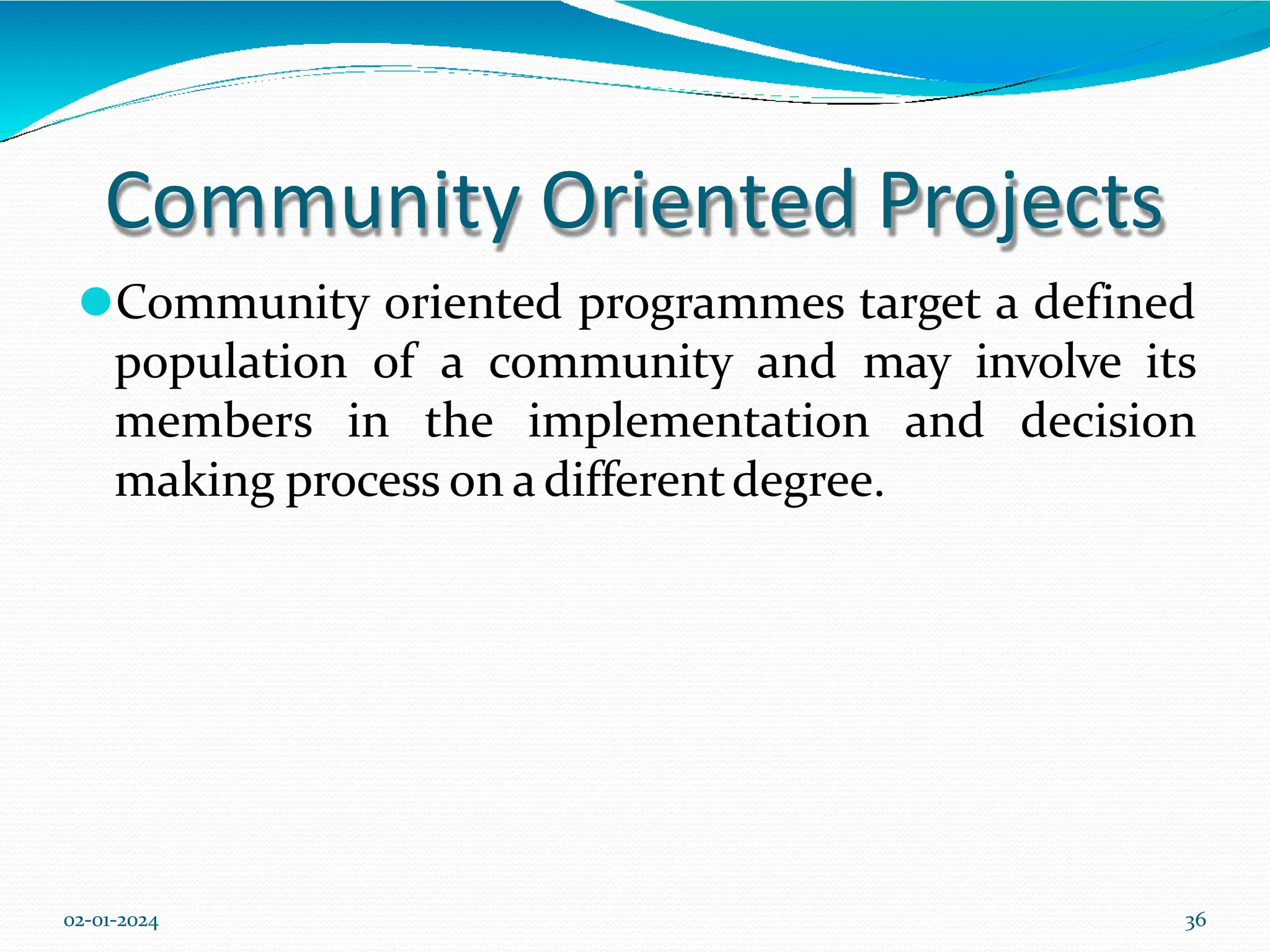 Community physiotherapy.. ............... | PPTX