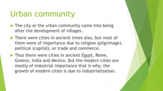 Community ppt in sociology for physiotherapists by Dr. Mumux | PPTX
