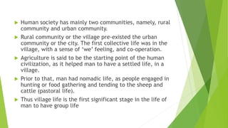 Community ppt in sociology for physiotherapists by Dr. Mumux | PPTX