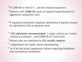Community acquired pneumonia - Pharmacotherapy | PPTX