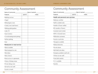 Community assessment-form | PDF | Eldercare | Family and Relationships