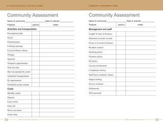 Community assessment-form