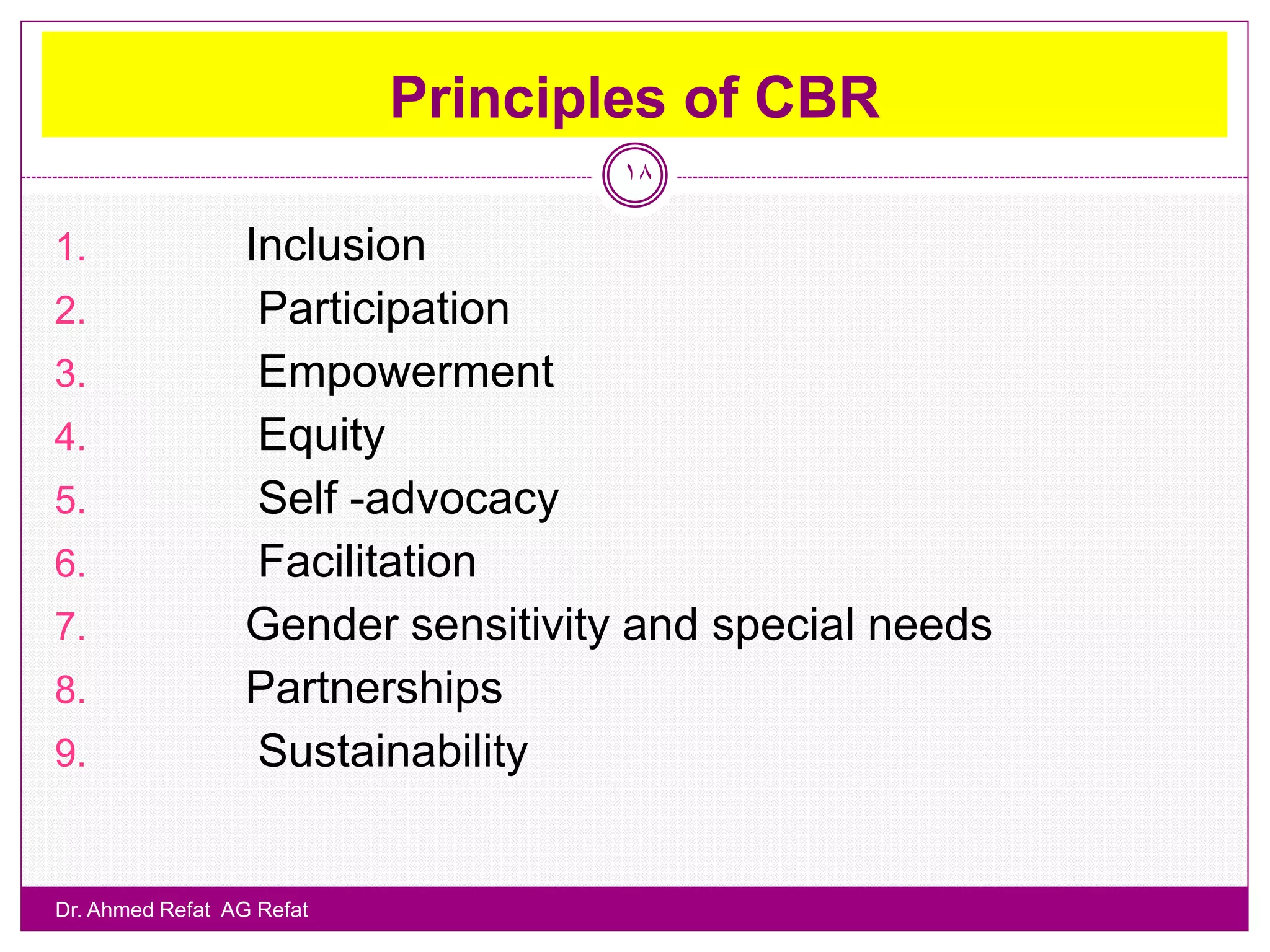 Community Based Rehabilitation CBR | PDF