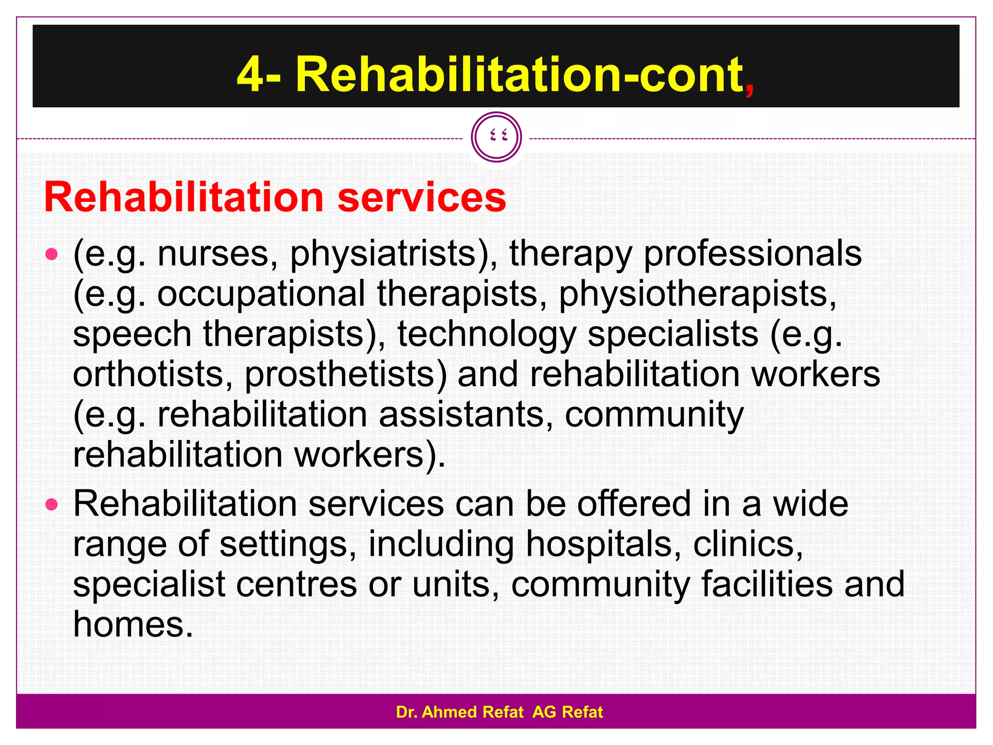 Community Based Rehabilitation CBR | PDF