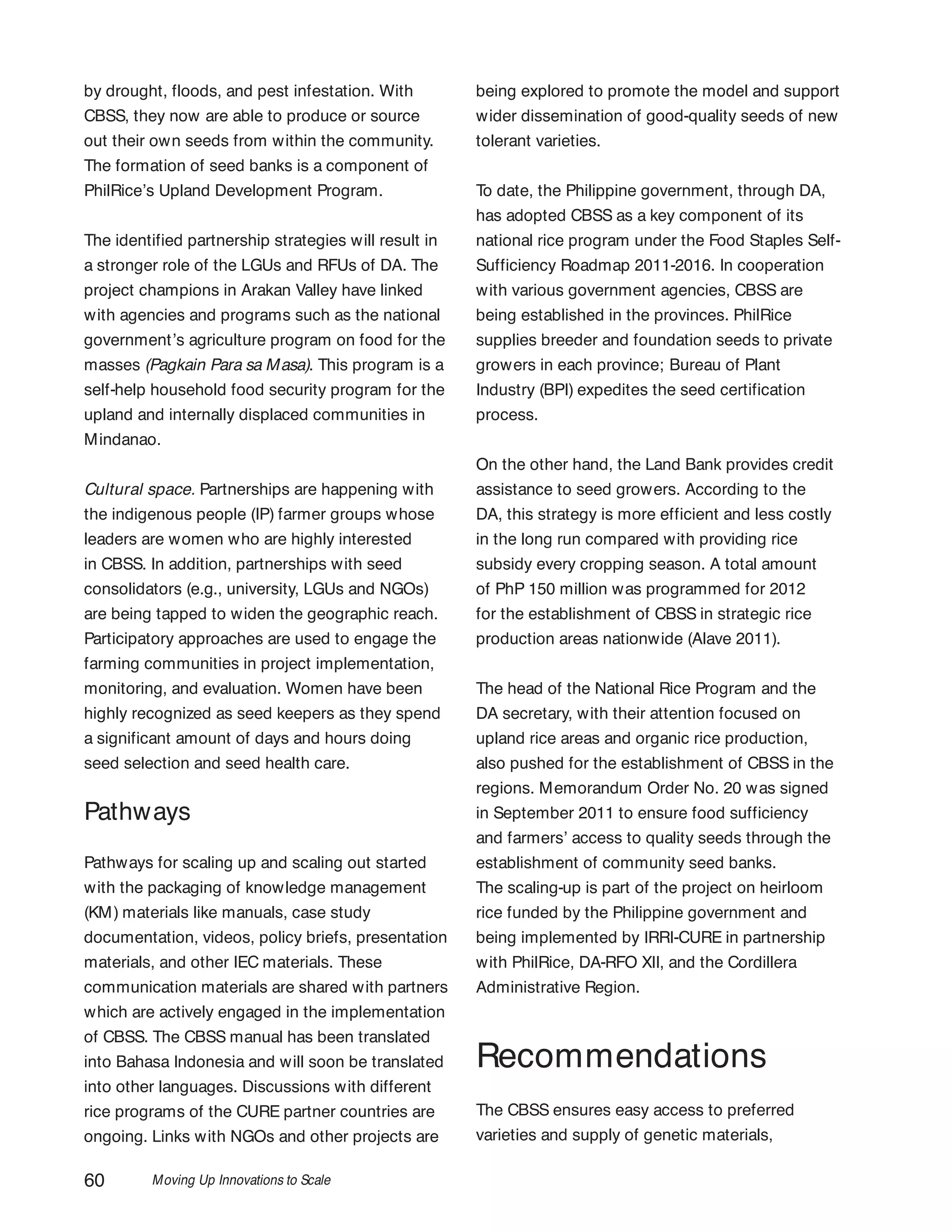 Community based seed systems | PDF