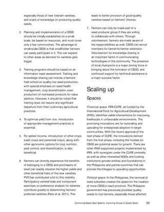 Community based seed systems | PDF