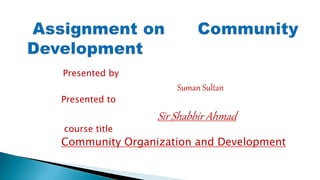 Community development | PPT