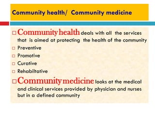 Community diagnosis | PDF