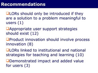 Community Dimensions of Learning Object Repositories | PPT