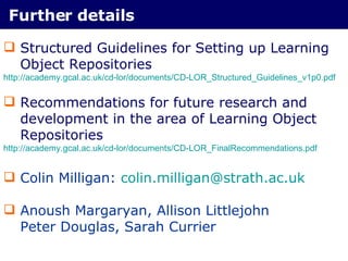 Community Dimensions of Learning Object Repositories | PPT