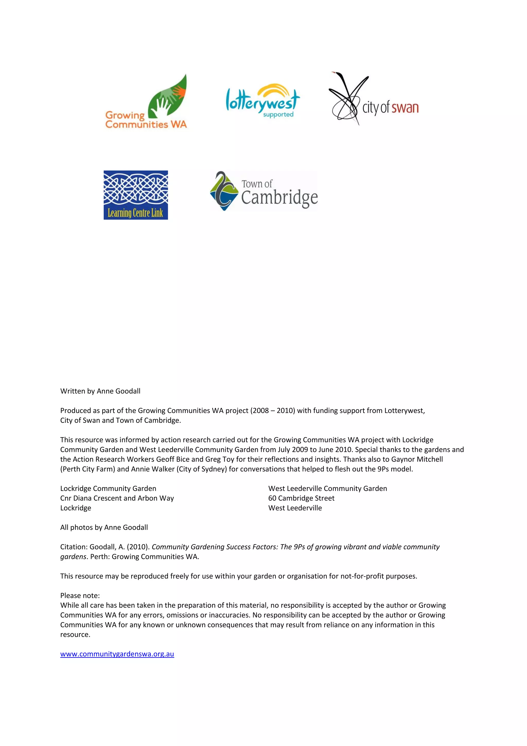 Community Gardening Success Factors: Growing Vibrant And Viable ...