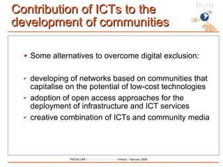 Community, gender and technology | PPT