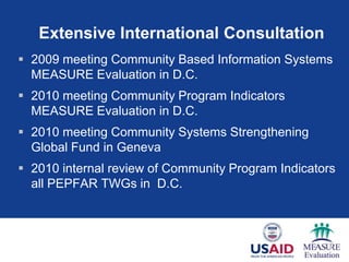 Community HIV Program Indicators | PPTX