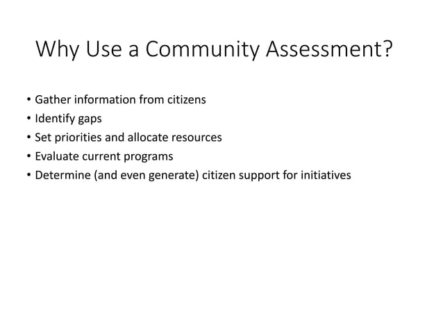 community-needs-assessment-presentation.pptx | Educational Assessment ...