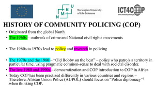 Community oriented-policing | PPTX