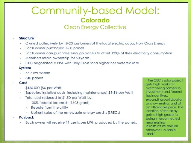 Community-owned solar power structures and models, by Community Renew…