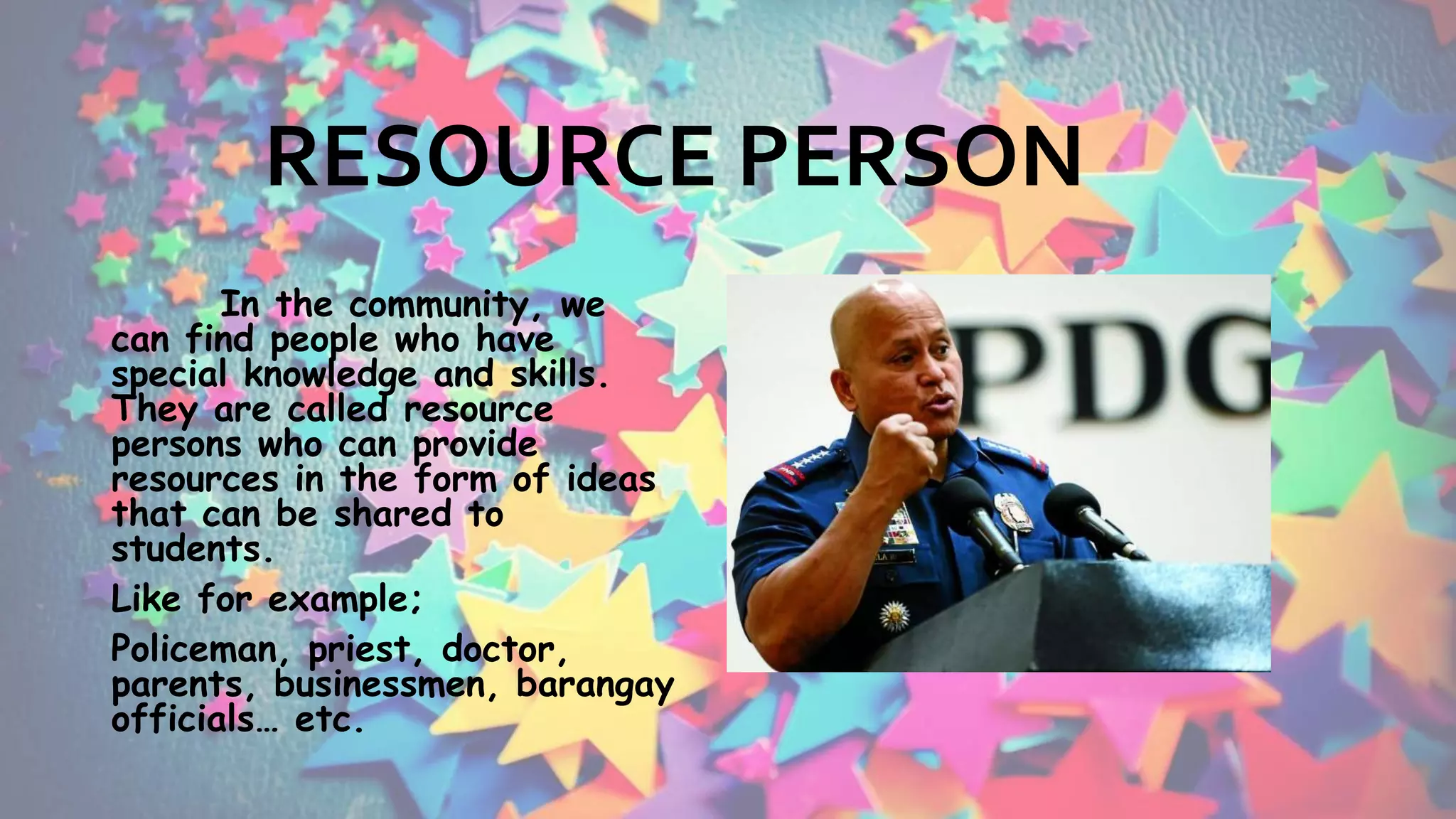 Community resources-powerpoint | PPTX