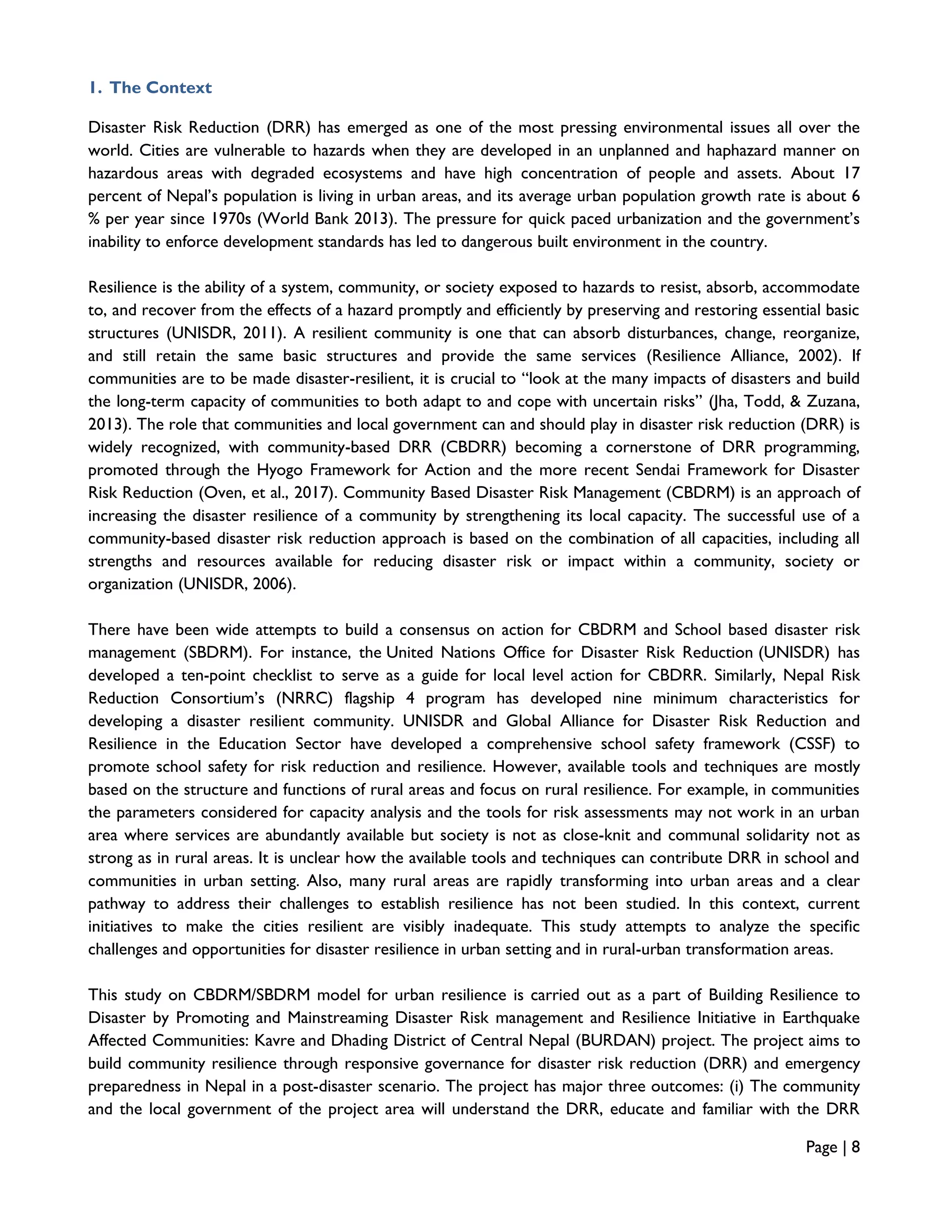 Community school-based-disaster-risk-management-model-for-urban ...