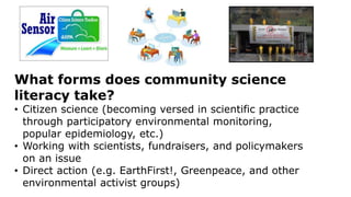 Scientific Issues in Communities | PPTX