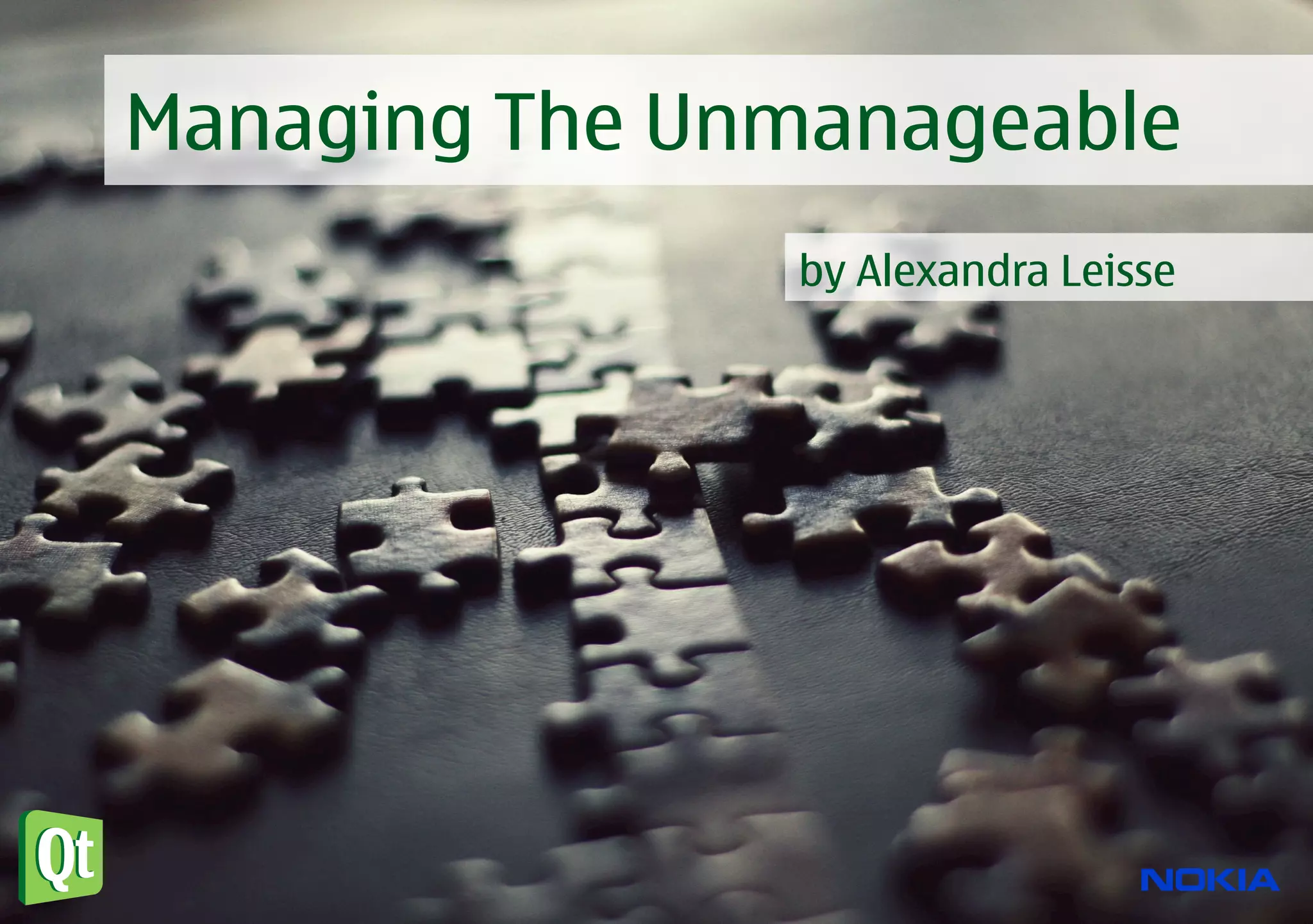Managing the Unmanageable | PDF