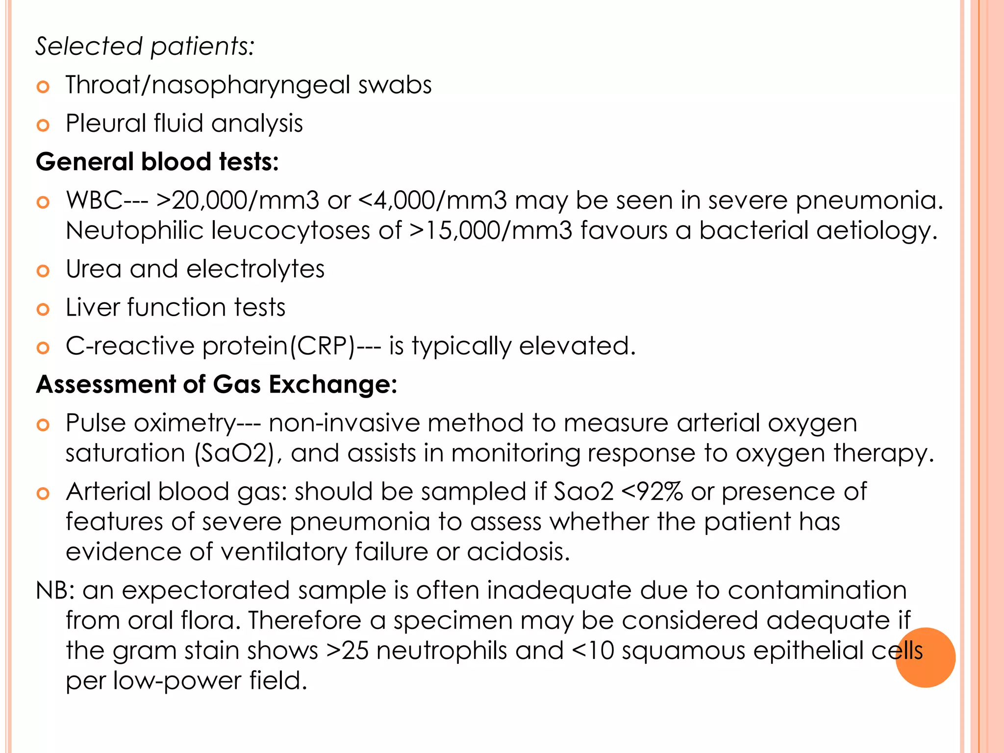 Community acquired pneumonia | PPTX