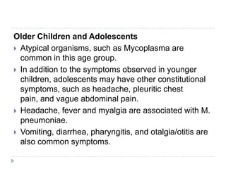 Community acquired pneumonia [cap] in children | PPTX