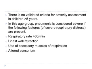 Community acquired pneumonia [cap] in children | PPTX