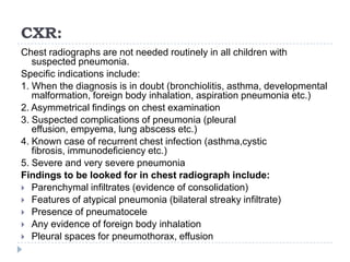 Community acquired pneumonia [cap] in children | PPTX
