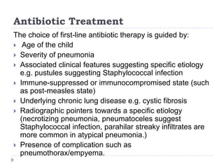 Community acquired pneumonia [cap] in children | PPTX