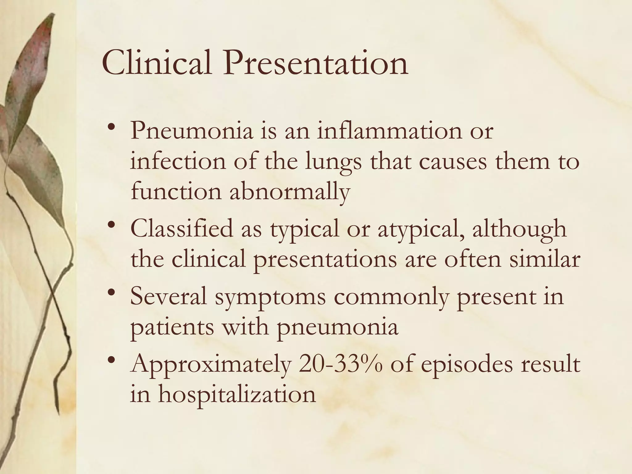 Community acquired pneumonia (cap) | PPT