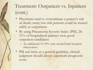 Community acquired pneumonia (cap) | PPT