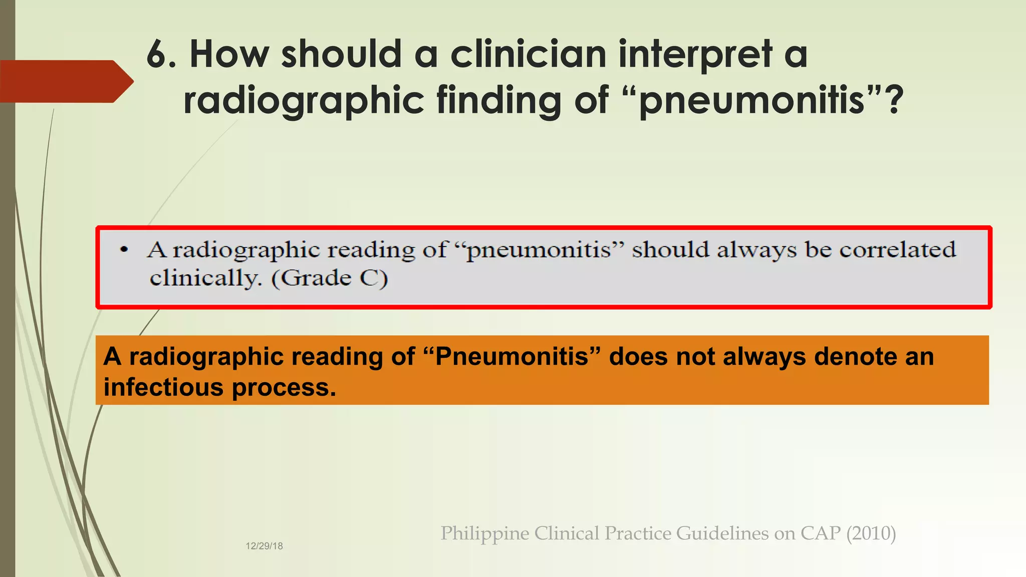 Community acquired pneumonia cpg 2016 | PPT