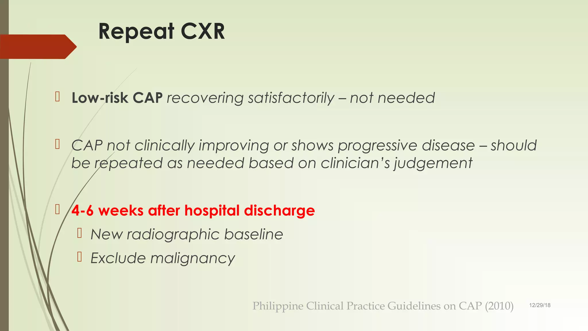 Community acquired pneumonia cpg 2016 | PPT