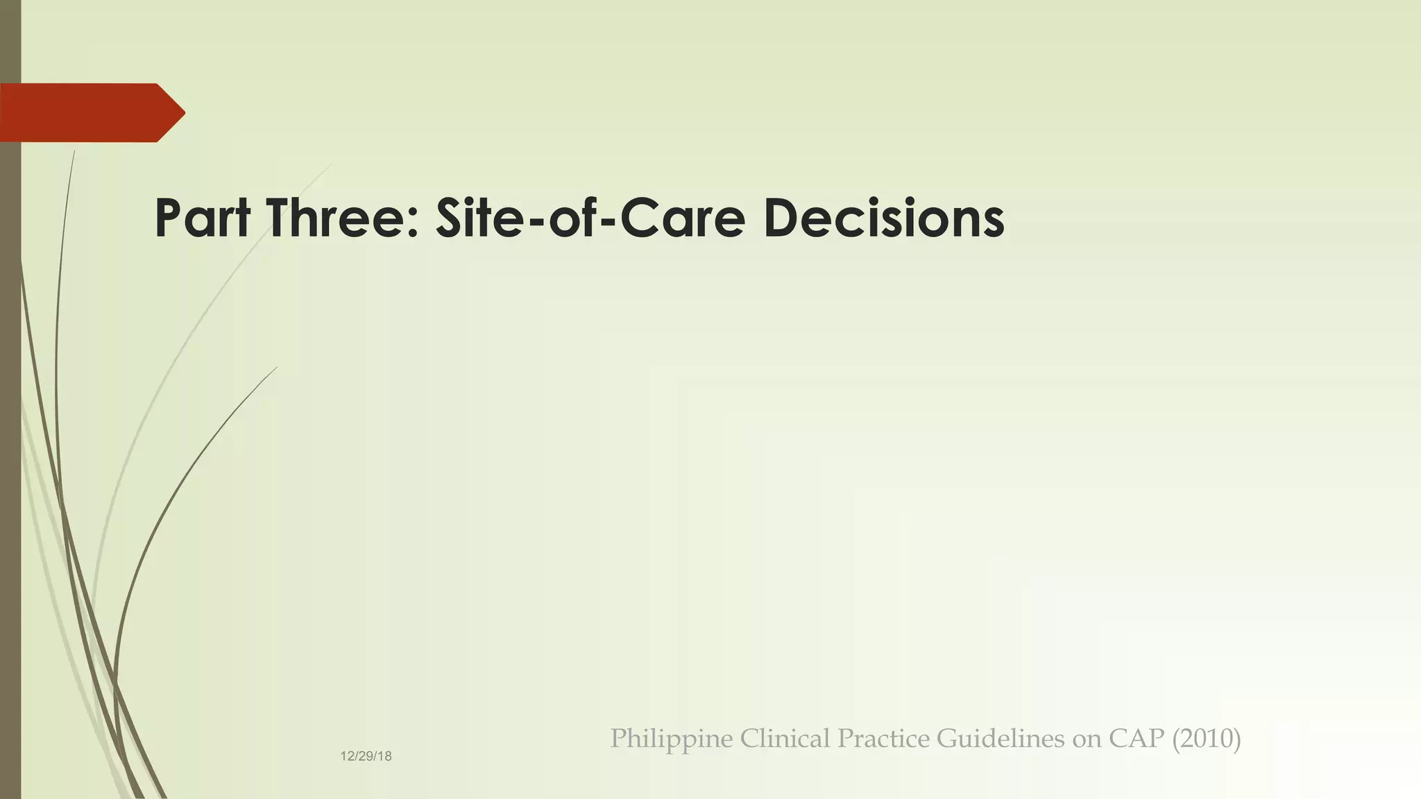 Community acquired pneumonia cpg 2016 | PPT