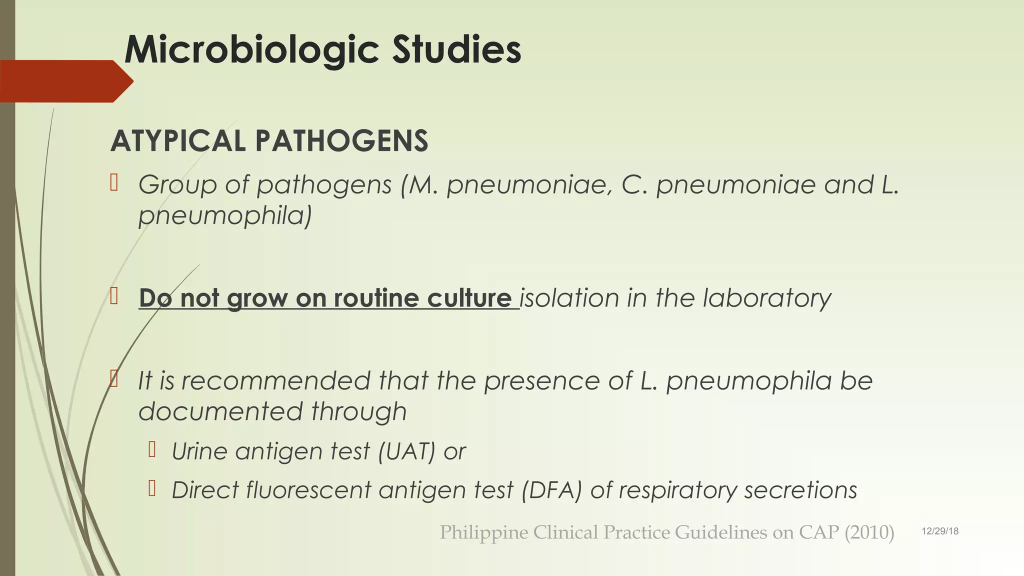 Community acquired pneumonia cpg 2016 | PPT