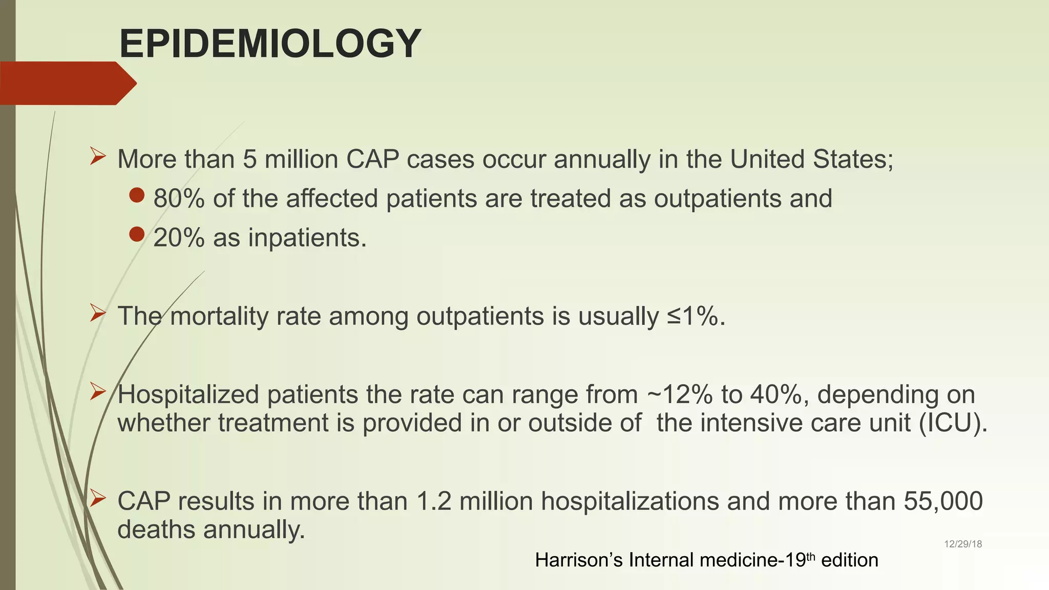 Community acquired pneumonia cpg 2016 | PPT