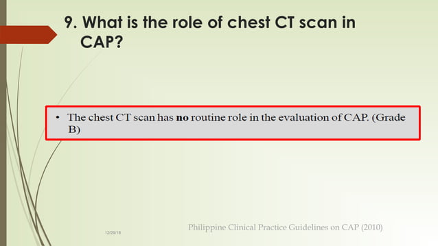 Community acquired pneumonia cpg 2016 | PPT | Lung and Respiratory ...