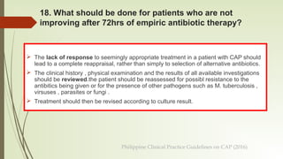 Community acquired pneumonia cpg 2016 | PPT