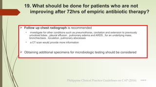 Community acquired pneumonia cpg 2016 | PPT