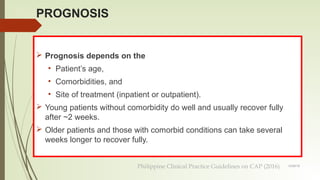 Community acquired pneumonia cpg 2016 | PPT