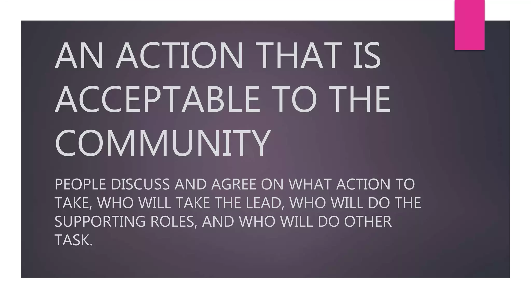 Community action | PPTX