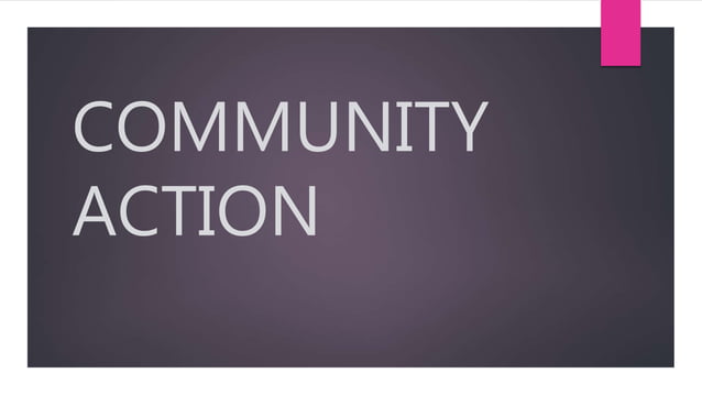 Community action | PPTX