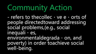 Community Action Modalities and Citizenship - week 6.pptx